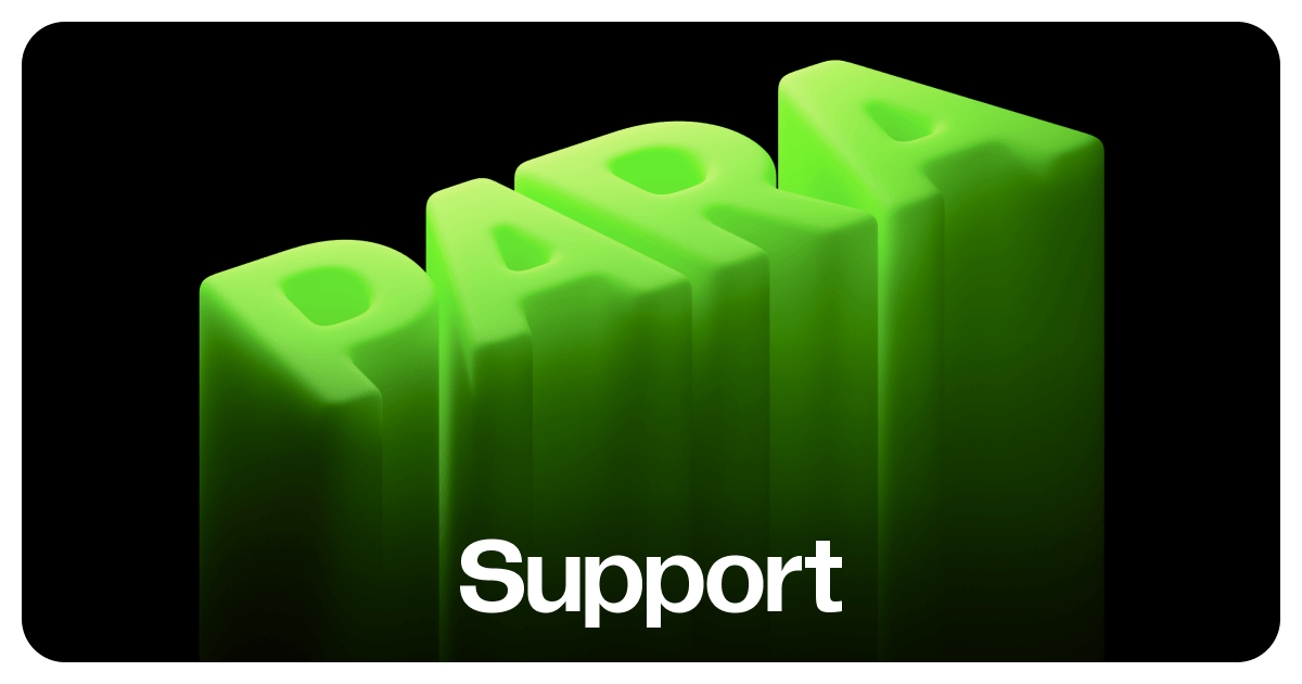 Support · Para